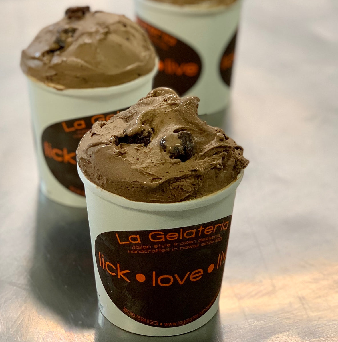 Chocolate Fudge Chunk Gelato – La Gelateria
